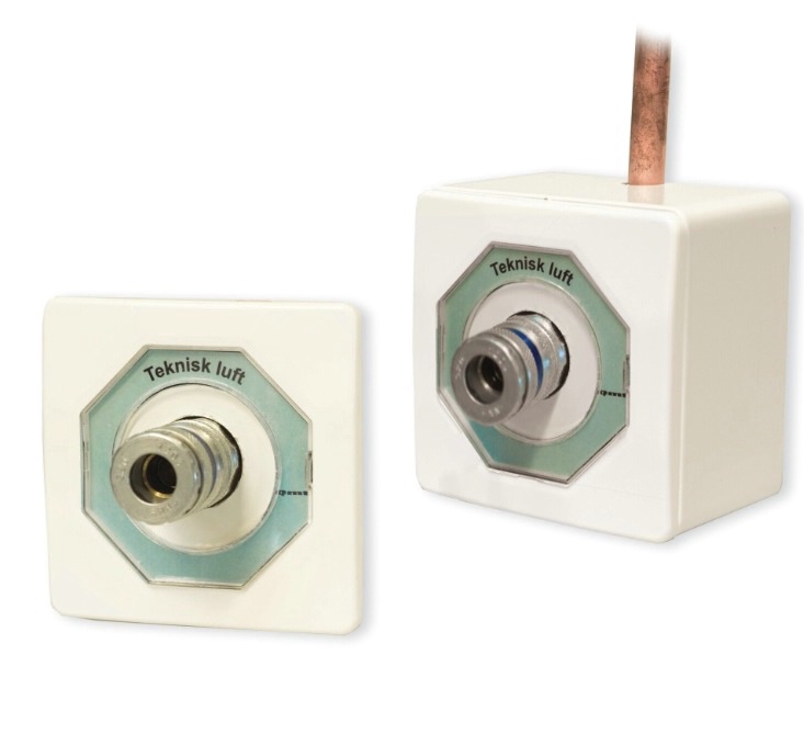 Gas outlet Technical air | Outlet for hospital environment | Outlet ...